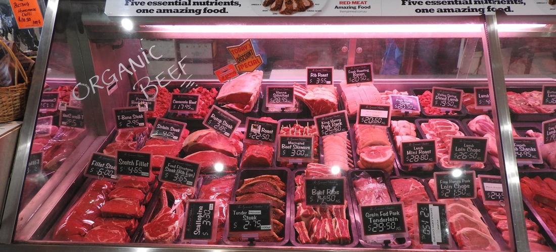 The Gourmet Butcher Rockingham WA for organic meat products.